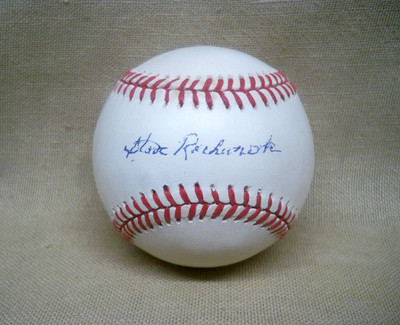 Steve Rashunok Plyd 2 Games for 1940 Brook. Dodgers Signed Rawlings NL ...