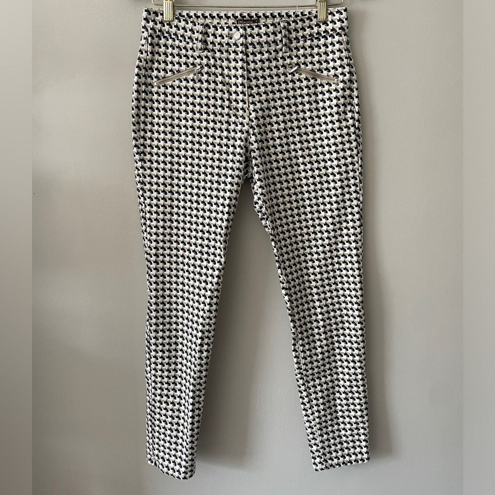 J McLaughlin Patterned Zipper Pants - Gem