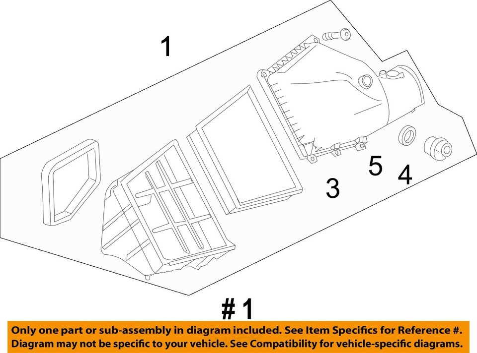 GM OEM 11-12 Sierra 2500 HD Engine Air Intake-Air Cleaner Assy 23467660 ...