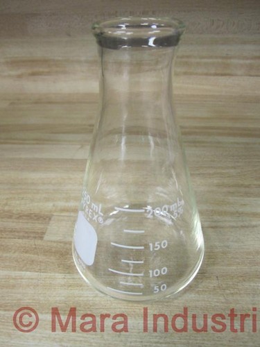 Pyrex 4980-250 250mL Erlenmeyer Flask W/O Stopper | eBay