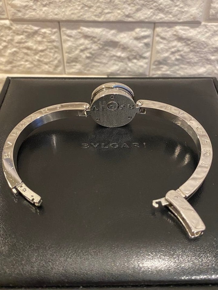Bvlgari B Zero One Silver Bracelet with Box & Warranty Used | eBay