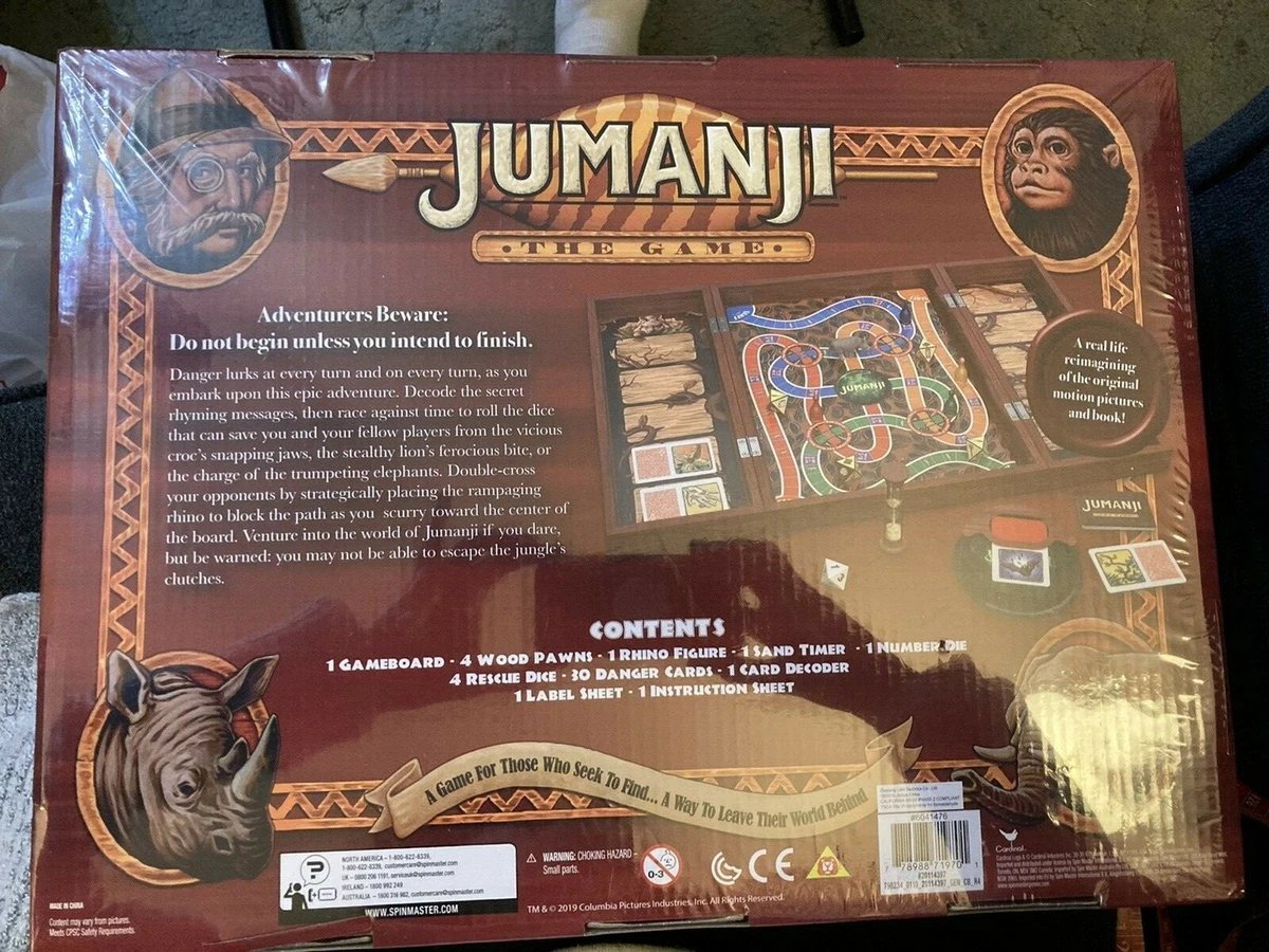 Jumanji Board Game Ebay