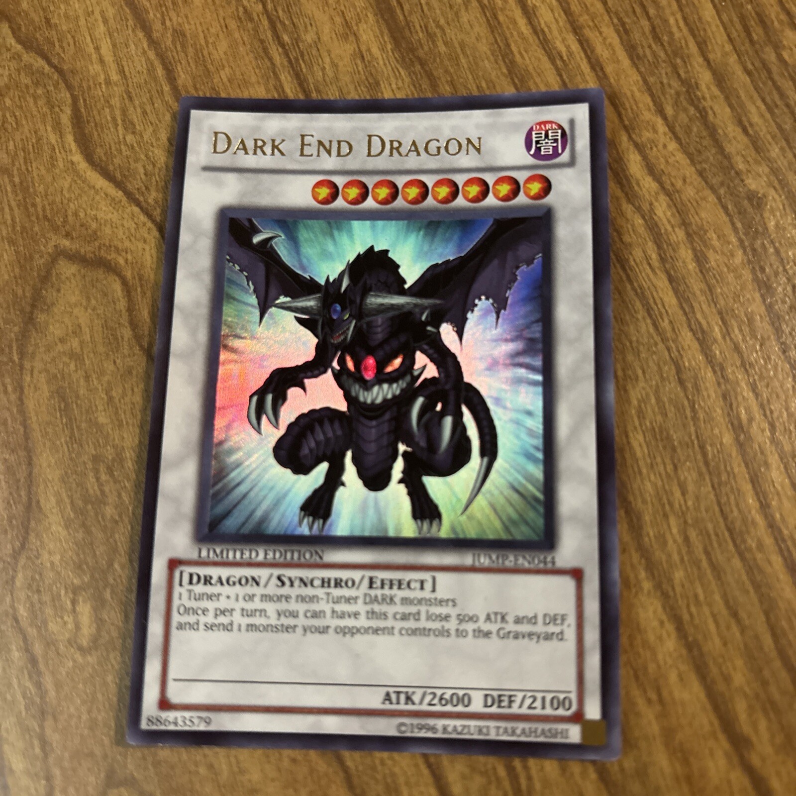 Yugioh Ultra Rare Dark End Dragon JUMP-EN044 Mint | eBay