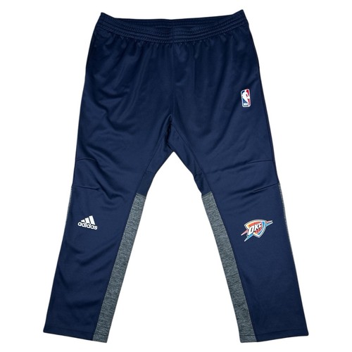 Adidas OKC Oklahoma City Thunder Pants Mens 2XL NBA Sweatpants Warm Up ...