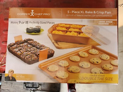 Copper Chef Pro 7 Piece cook ware & 5 piece bake & crisp pan | eBay
