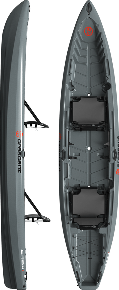 Crescent Crew Tandem 2+1 Kayak | eBay