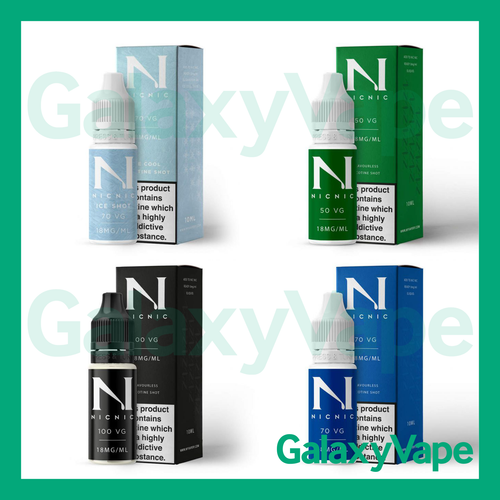 🔞 NIC NIC NICNIC 10ml NIC SHOTS NICOTINE SHOT ICE 18MG 20MG 50/50 ¦ 70/ ...