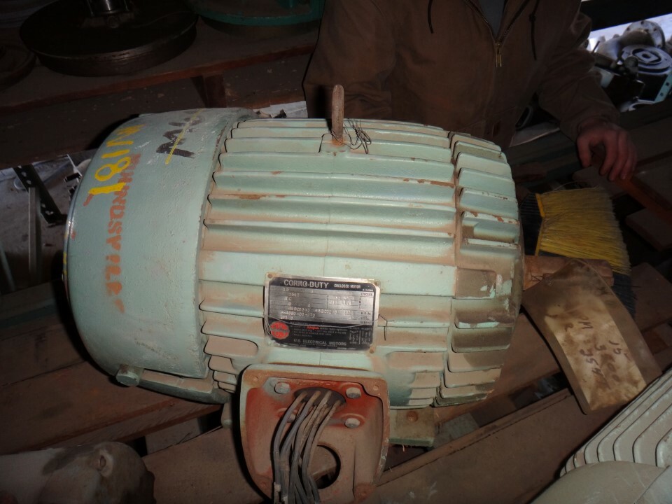 US Electric 15 HP 3500 RPM 254T Motor | eBay