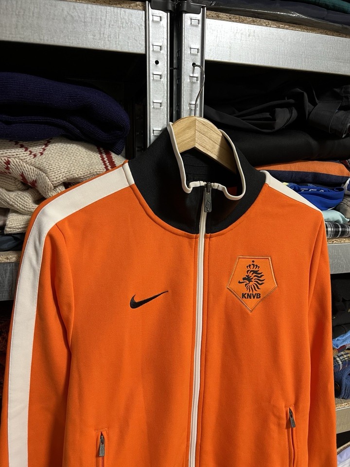 Nike Netherlands 2010/2011 N98 Authentic Football Soccer Track Zip ...