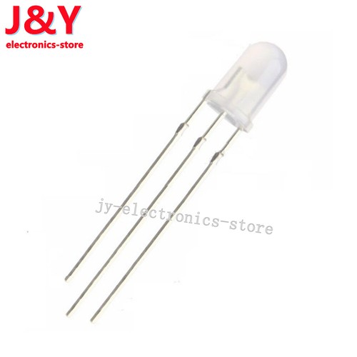 30pcs 5mm 3Pin Diffused two Bi-Color Red & Green Light Common Anode LED ...