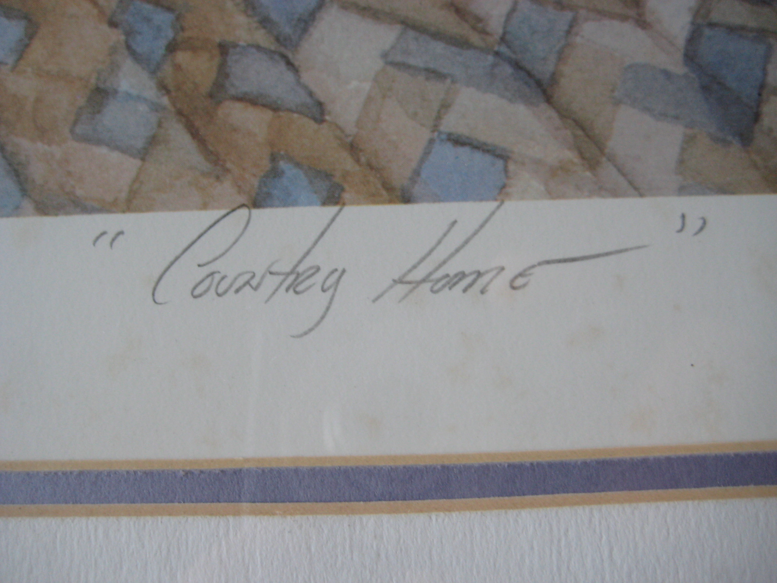 STEVE HANKS "COUNTRY HOME" LIMITED EDITION 255/950 LITHOGRAPH PRINT ...