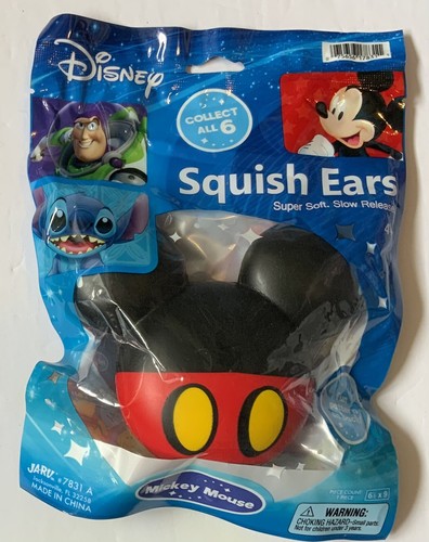 Ja Ru Disney Mickey Mouse Slow Rise Foam 2 Sides Squish Ears | eBay