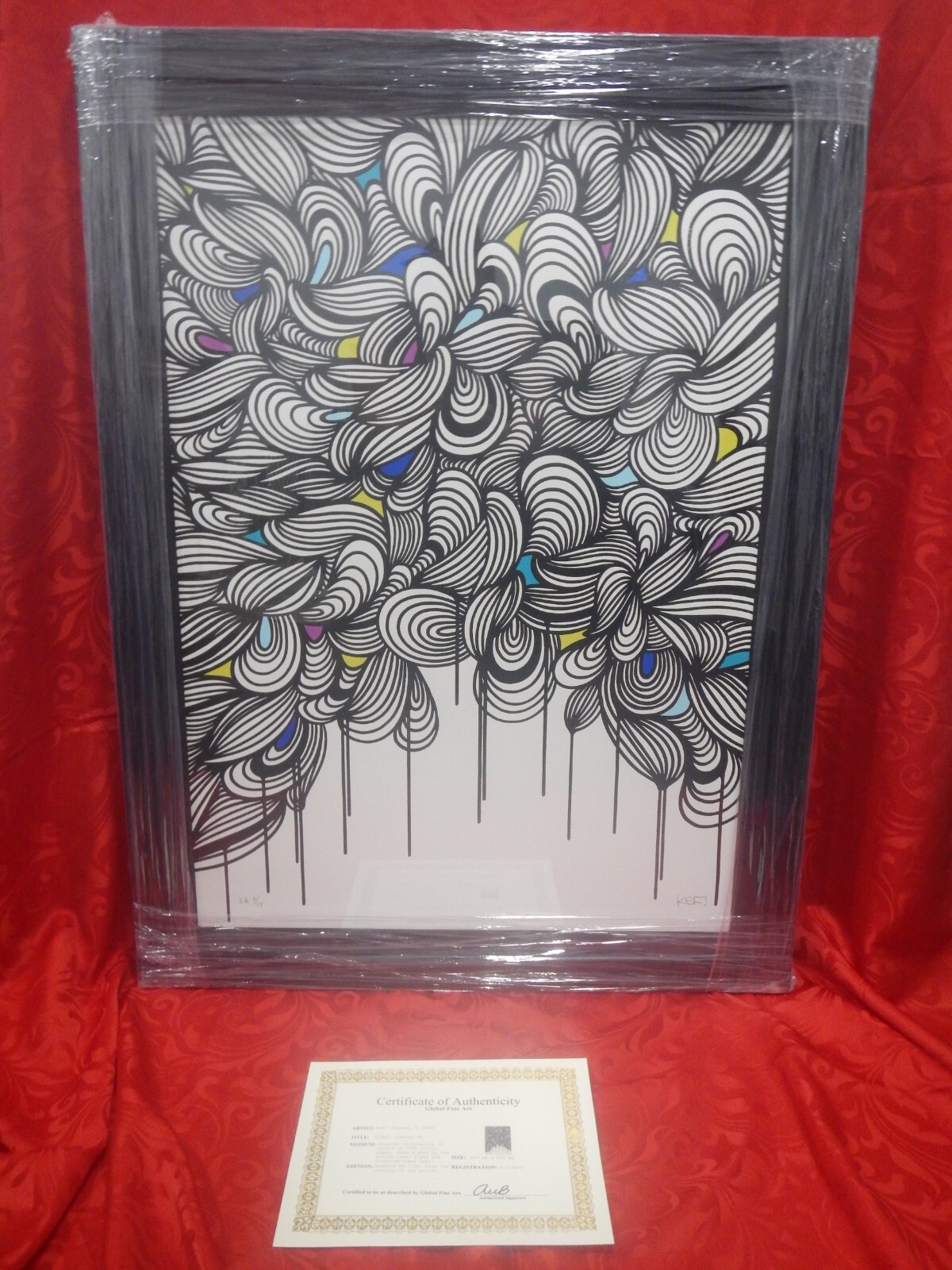 KEF! (Simon Kef) Cosmic Flavour Screen Print #6, 7 of 25 with COA | eBay