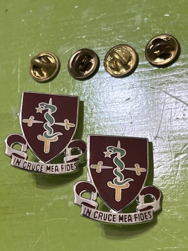 Pair US Army 30th Medical Brigade Unit Crest Insignia | eBay