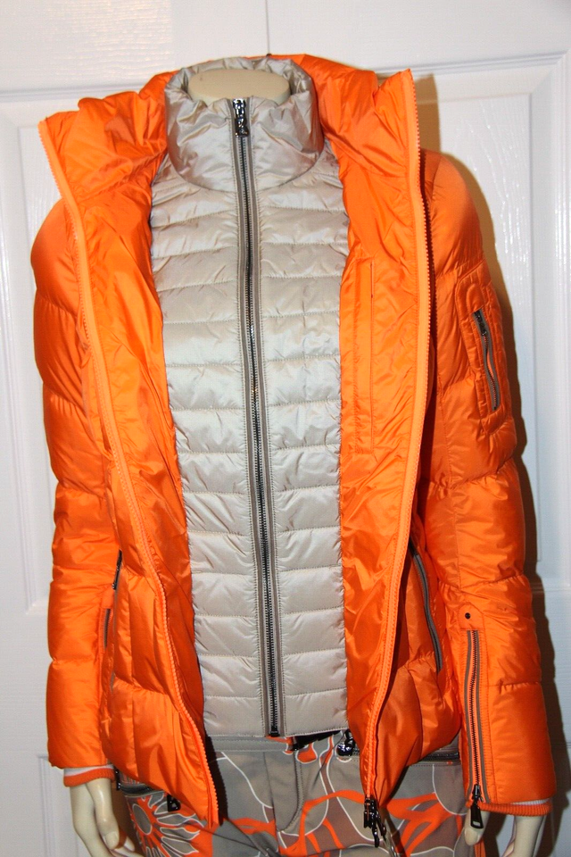 Bogner Coro-D Down Ski Jacket Women's - Size 34 US 4 XS - Orange - NEW ...