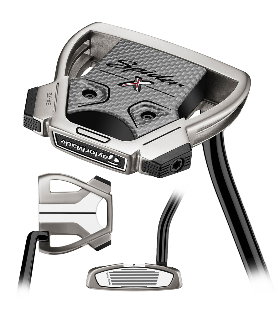 TaylorMade Spider X Hydroblast Putter SX-72, Single Bend, SuperStroke ...