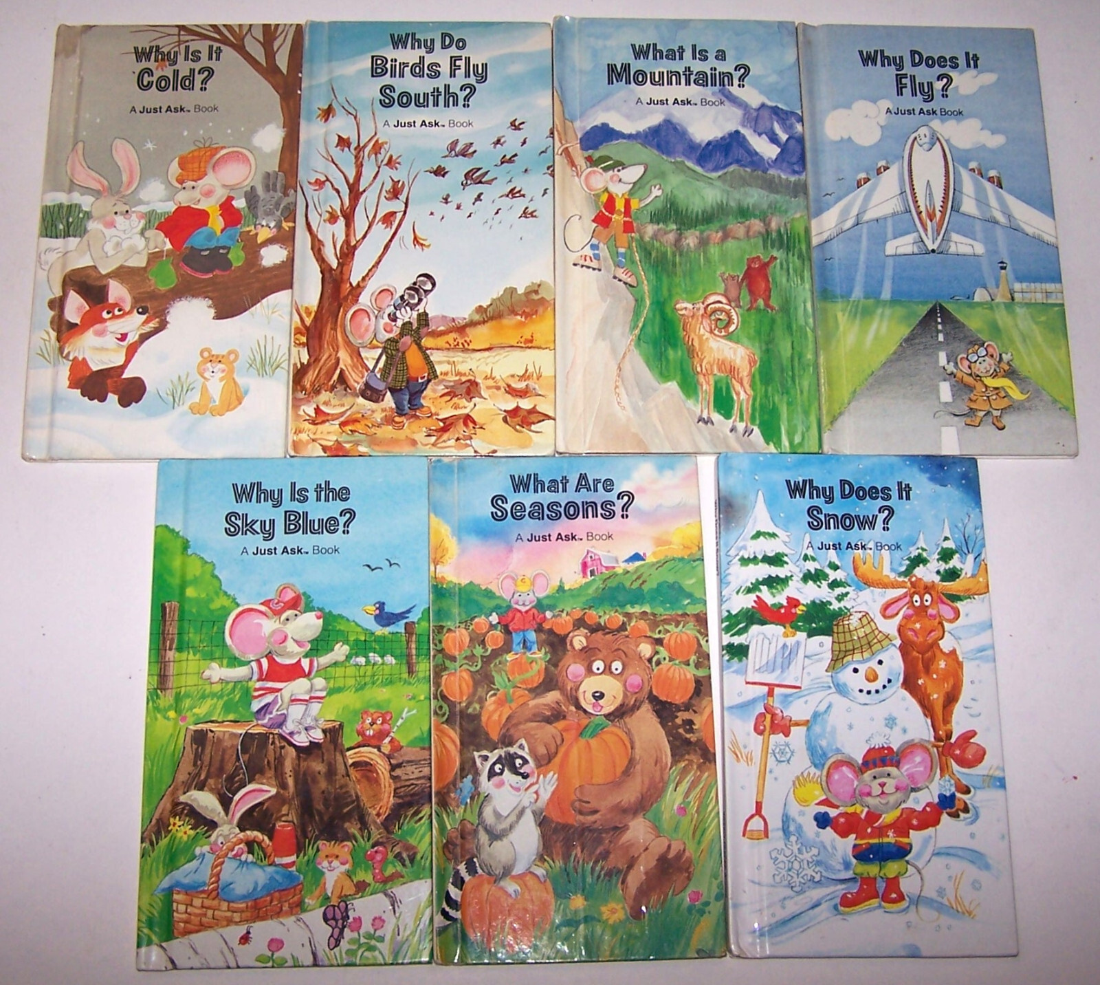 Vintage 1987 Weekly Reader A Just Ask Book Lot of 7 Hardcover Books | eBay