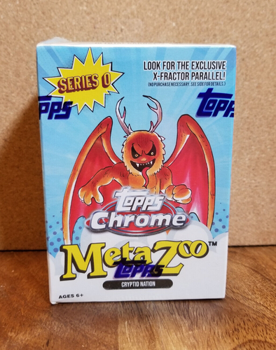 SEALED NEW Topps Chrome Metazoo Series 0 Blaster Box 4 Packs, 16 Cards ...