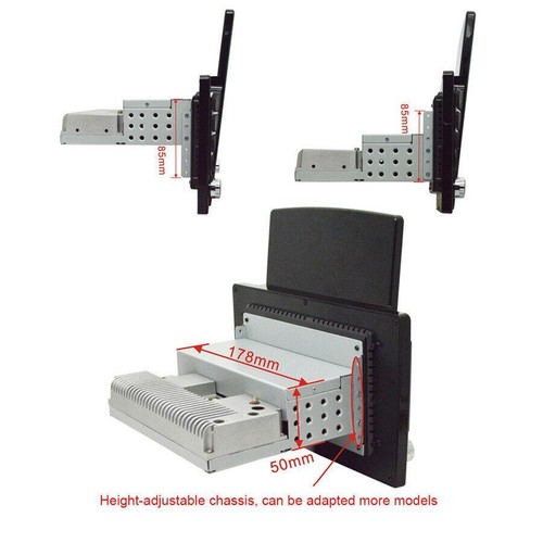 10.1in 1DIN Android 8.1 Car Stereo Radio GPS Navigation Multimedia ...