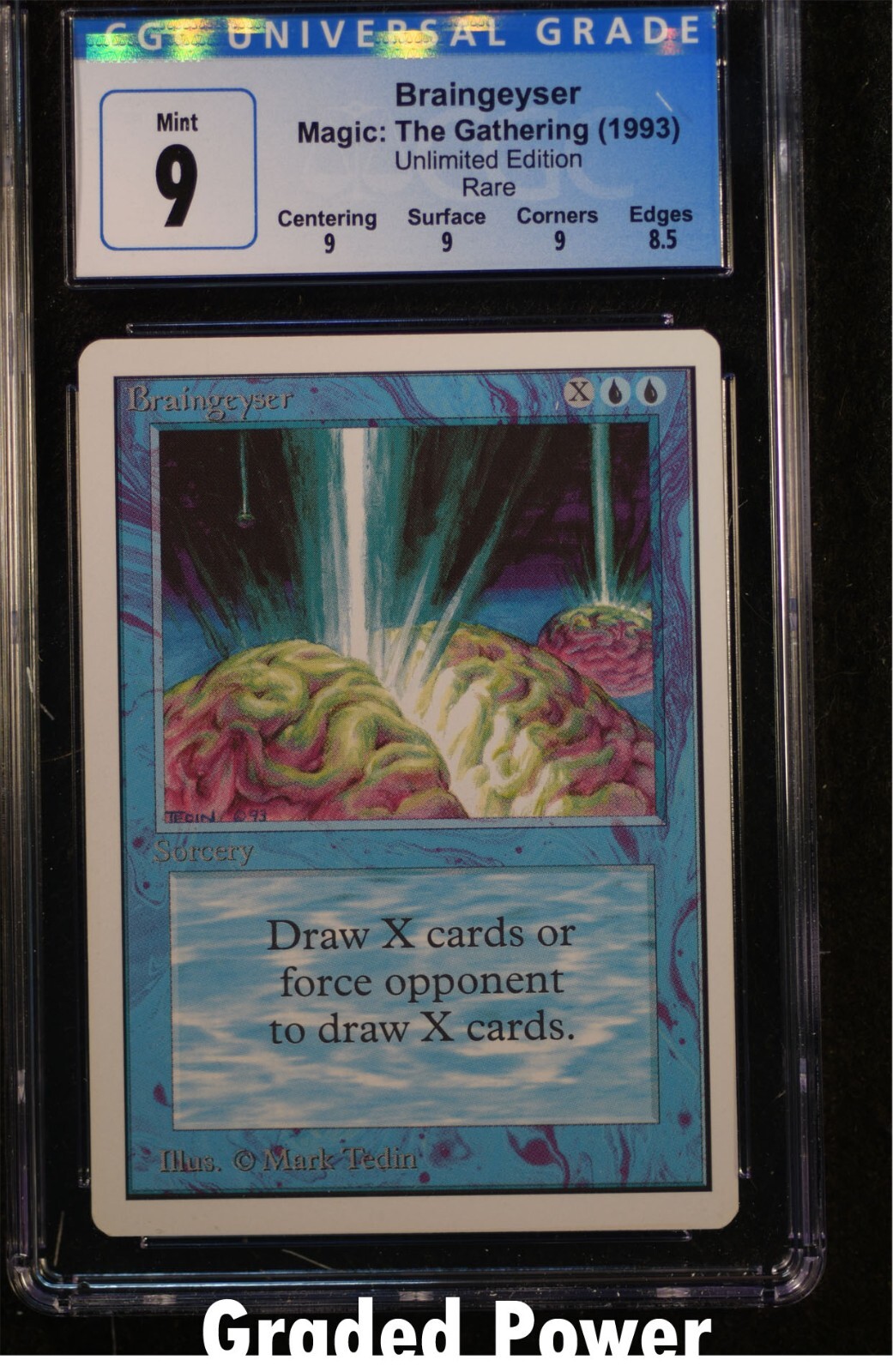 Unlimited Braingeyser CGC 9 (9016) Magic MTG | eBay