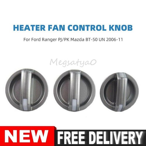 3x AC Heater Fan Control Knobs Kits For Ford Ranger PJ PK Mazda BT-50 ...
