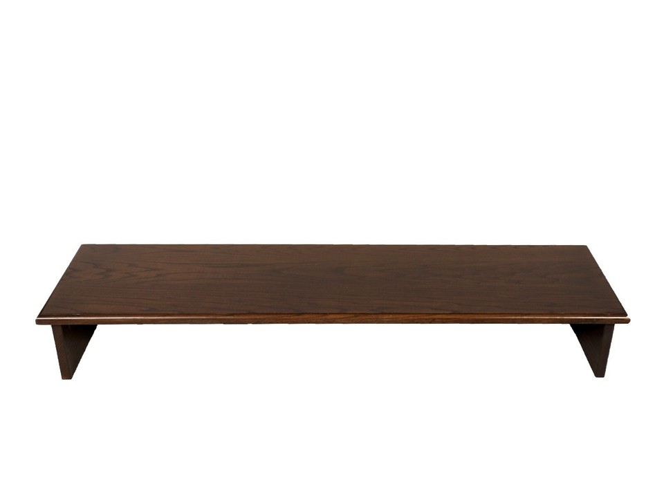 SABLE STAINED LARGE SOUND BAR TV RISER 45x12x6 1/2 outside-42x11x5 3/4 ...