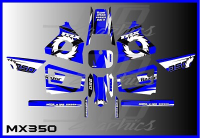 Razor MX350 NEW MODEL graphics kit decals THICK AND HIGH GLOSS | eBay