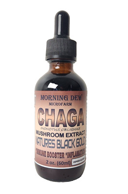CHAGA MUSHROOM Dual Extract Liquid Tincture 2 oz. Bottle | eBay