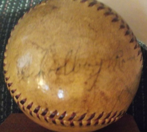 Rare 1948 Schoolboy Rowe Autographed Baseball Detroit Tigers JSA ...