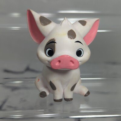 Disney Moana Pua Figure Collectible Animal Toys Cake Topper Pig Pet ...