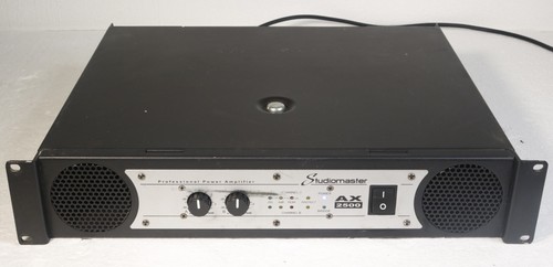 Studiomaster AX2500 1500W Professional Power Amplifier - 19" Rackmount ...