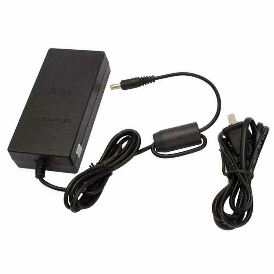 Power Supply AV Cable Sony Playstation 2 Slim PS2 Slim Charger TV Cable ...