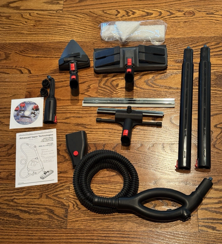 Ladybug Steam Cleaner Accessories Lot: Hose, Brushes, Nozzles, Handles ...