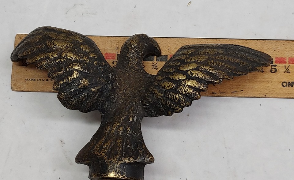 Vintage American Bald Eagle Flag Pole Topper Cast | eBay