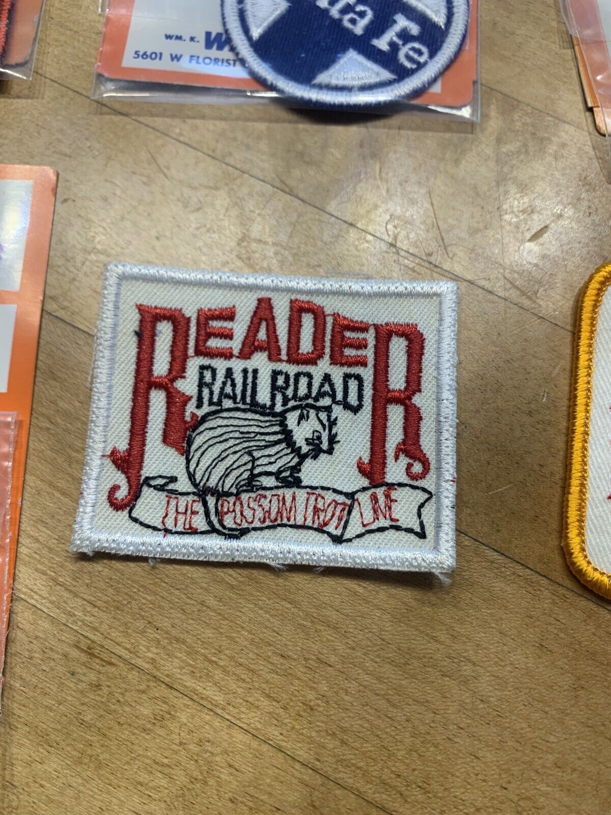 Vtg Lot 6 Railroad Patches Walthers Union Pacific Santa Fe Southern ...