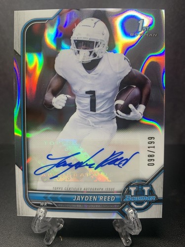 Jayden Reed Bowman University 1st Auto Lava /199 | eBay