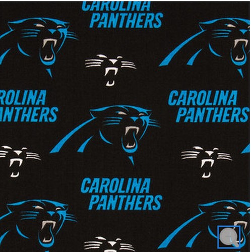 Carolina Panthers Cotton Fabric NFL Fabric by N.T.T. Inc | eBay