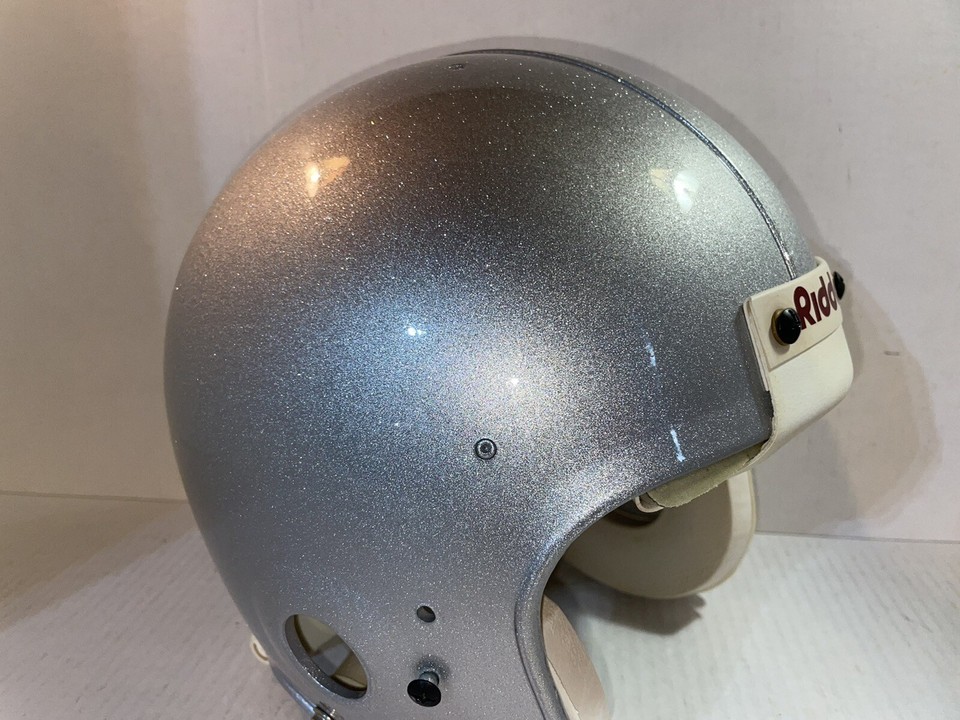 Vintage Riddell VSR-1 sz Large Silver Football Helmet. | eBay
