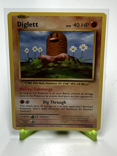 Pokemon TCG Diglett Card XY Evolutions 55/108 LP Condition | eBay