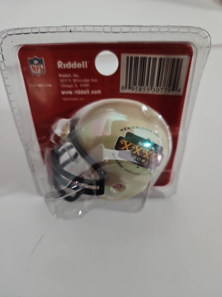 Riddell Nfl Pocket Size Metallic Helmet Super Bowl XXXVI | eBay