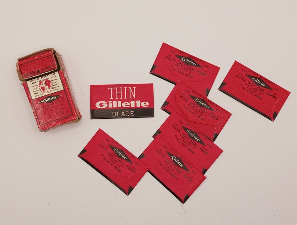 Two Vintage Safety Razors - Gem Junior & Gem W/ Gillette & Brummel ...