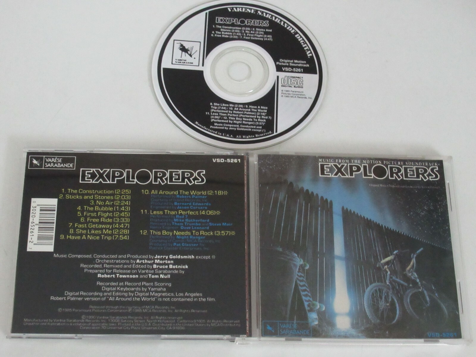 EXPLORERS/SOUNDTRACK/JERRY GOLDSMITH(VARESE VSD-5261) CD ALBUM | eBay