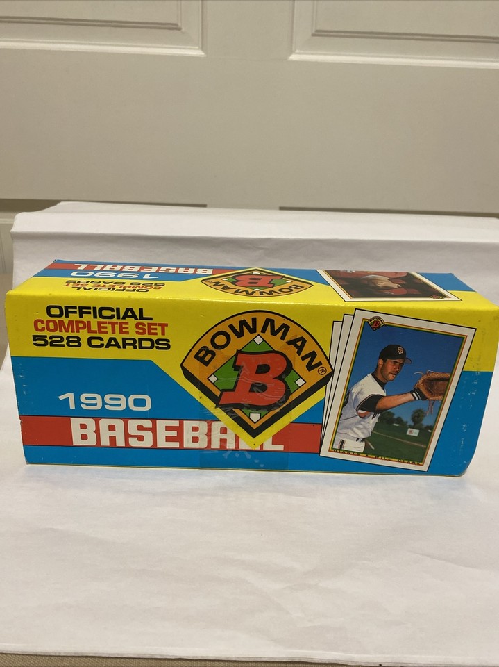 1990 Bowman Baseball Complete Set 528 Cards New Sealed Box | eBay