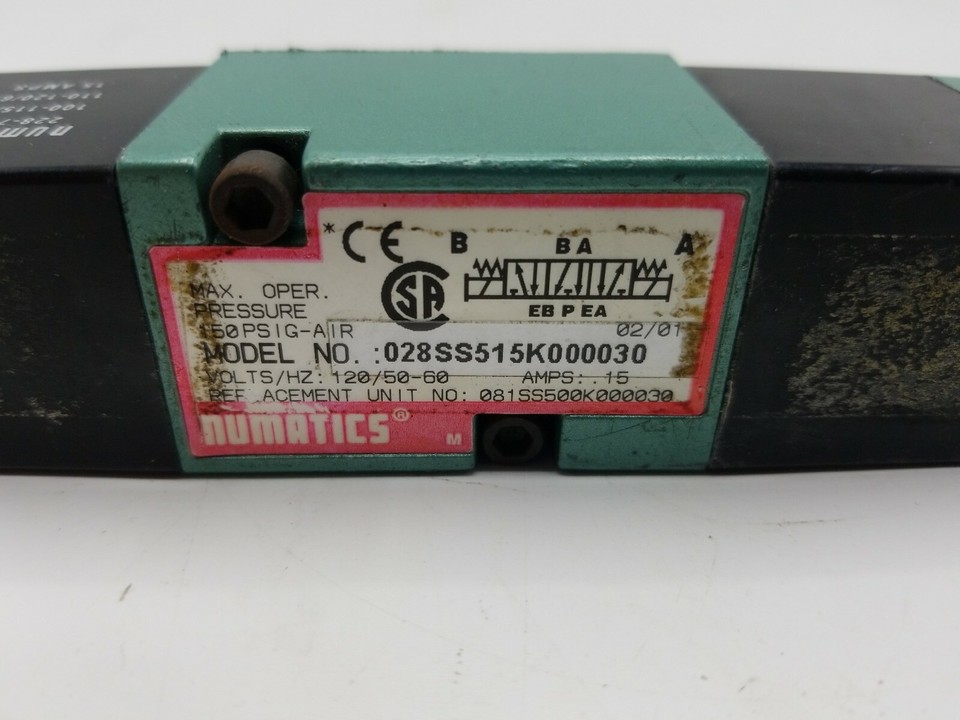 NUMATICS 028SS515K000030, 228-703B | eBay