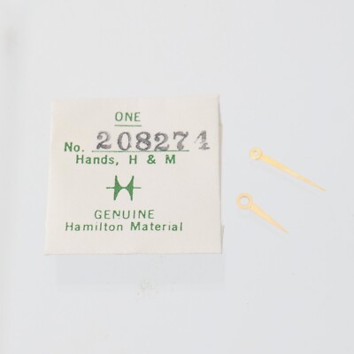 Hamilton Watch Hands No. 208274 Original Pair Hour Minute Watchmaker ...