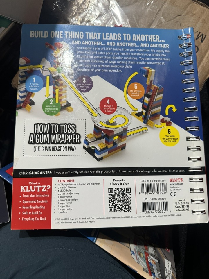 Lego Chain Reactions Design & Build Amazing Moving Machines by Pat ...