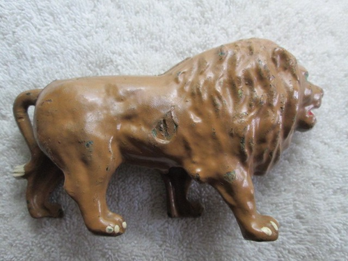 Reproduction Cast Iron Lion Bank | eBay