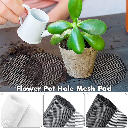 Bonsai Pot Mesh Netting Plant Pots Screen Mesh Bottom Grid Flower Pot ...