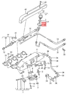 Genuine Retaining Clip VW AUDI Beetle Cabrio Bora Variant 4Motion ...