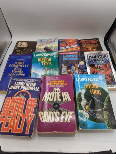 Vintage Sci-Fi Paperbacks Larry Niven Jerry Pournelle Lot of 11 - Smoke ...